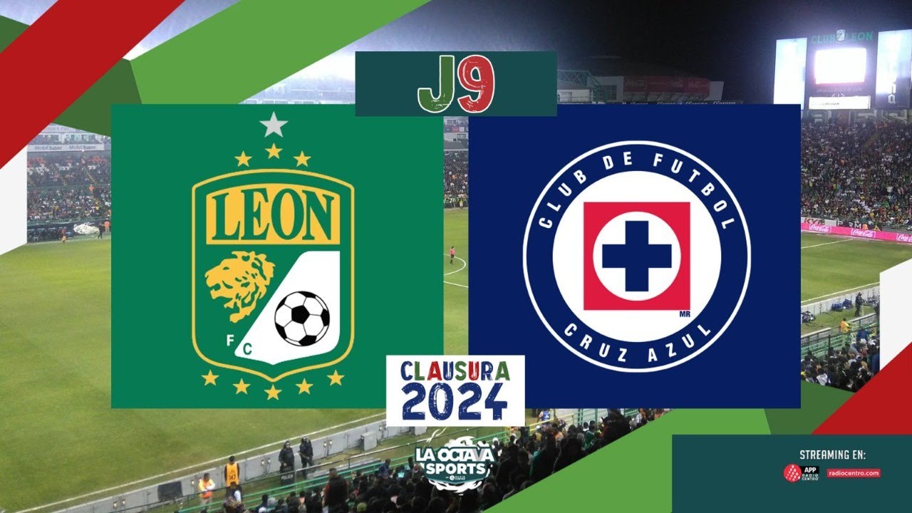 EN VIVO | LEÓN VS CRUZ AZUL | JORNADA 9 | LIGA MX | LA OCTAVA SPORTS ...