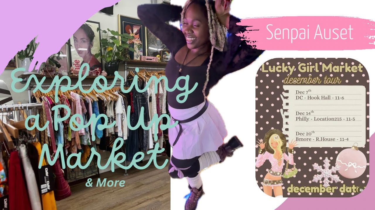 Shop with Me | Black Owned Thrift Store + Lucky🍀Girl Market🛍️ 🛒 $25 or ...