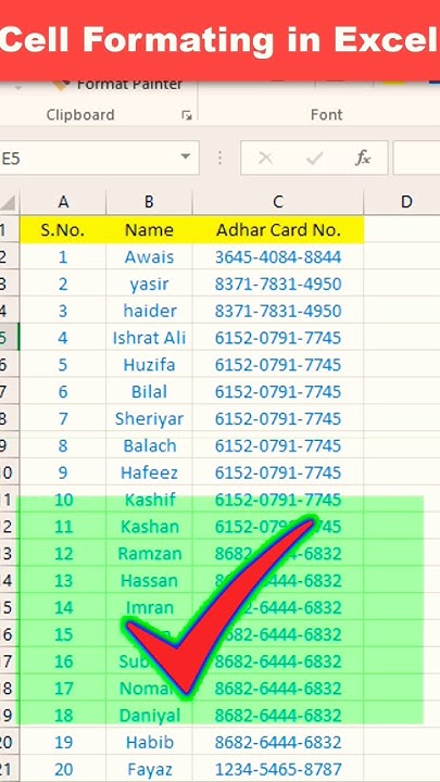 Excel Interview Question Data Formatting in Excel 🌎 #excel #exceltips #exceltutorial #msexcel ...