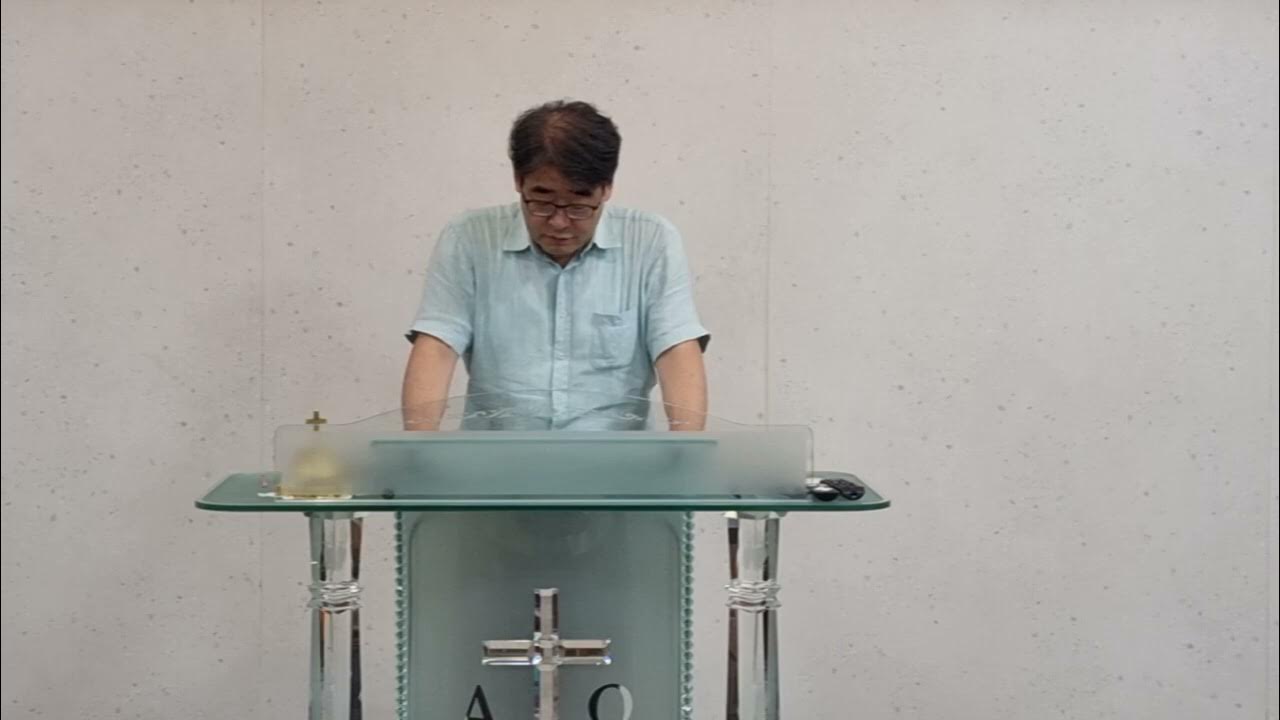 24 8 7 수요 저녁 예배 노아는 의인 당대에 완전한 자 하나님과 동행 Youtube