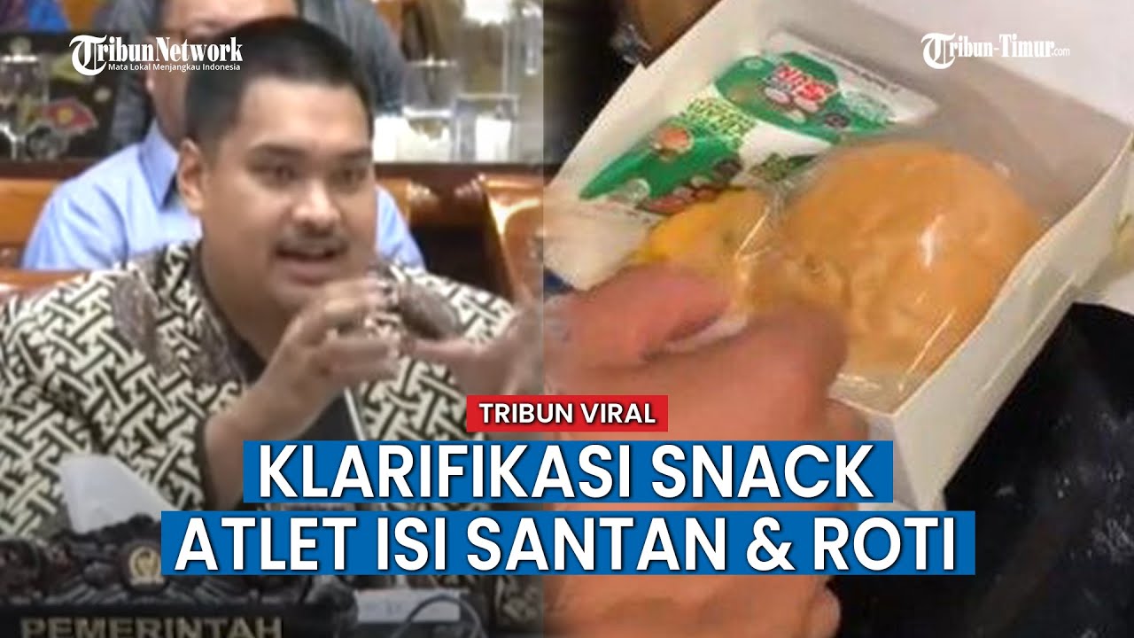 Kemenpora Buka Suara soal Snack Atlet PON Berisi Santan & Roti, Atap ...