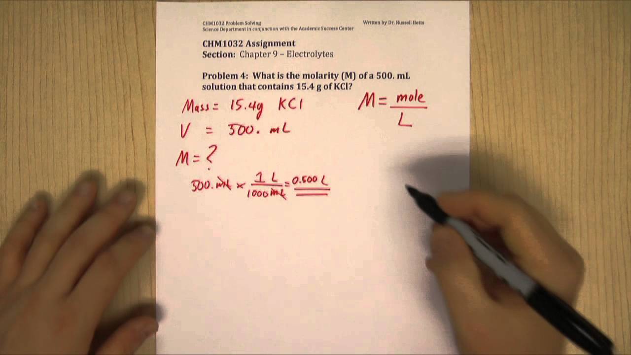chapter 9 problem 4 - YouTube