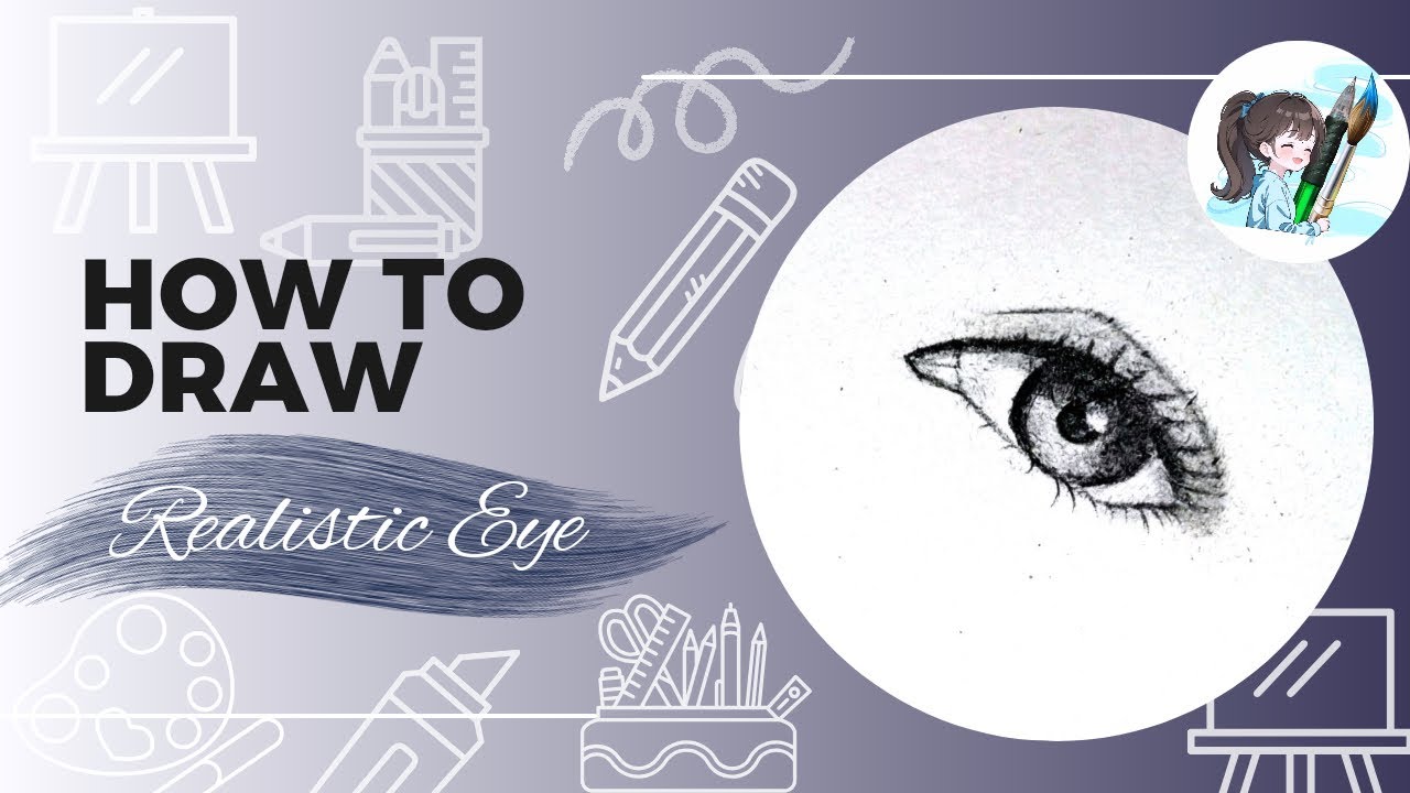 Realistic Eye Sketch tutorial ️ in 1min | Break the Budget Barrier🔥 # ...