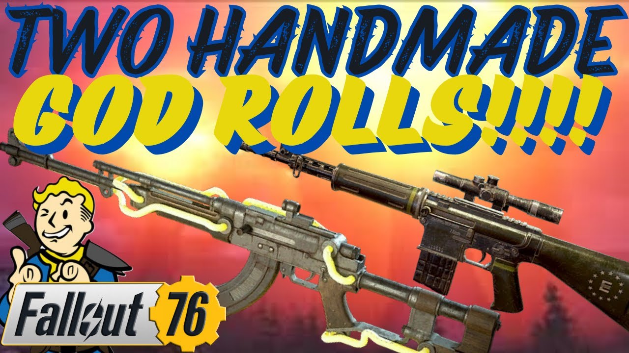 God Roll Handmade Hunt! | Fallout 76 - YouTube