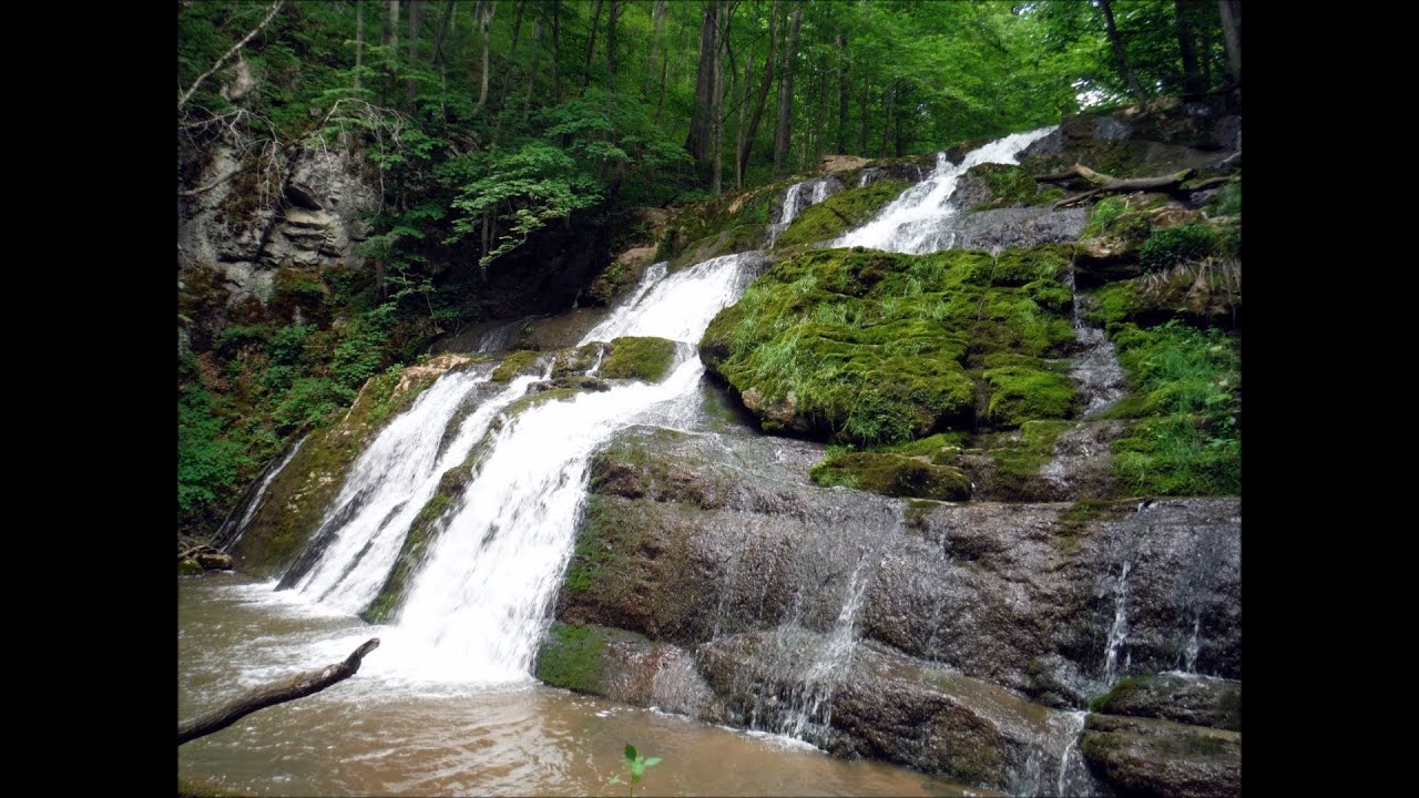 Falls of Logan Creek near Hayters Gap, Virginia - YouTube