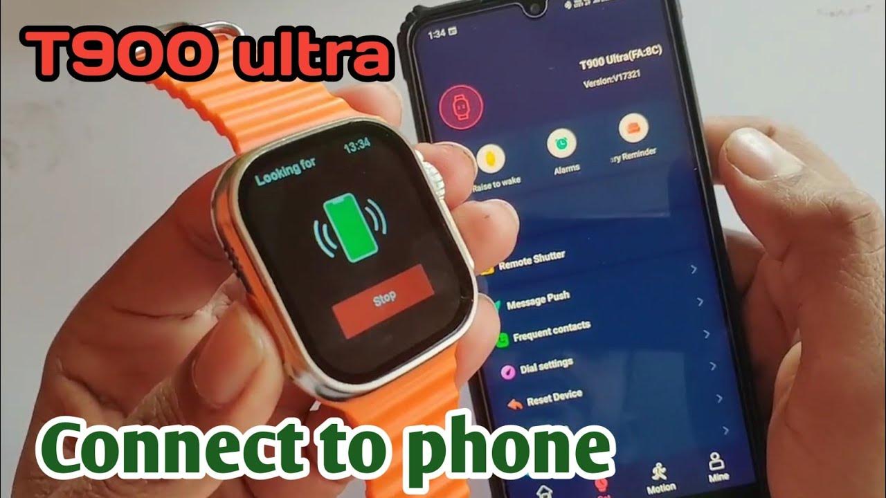 t900 ultra smart watch connect to phone|t900 ultra smart watch ...