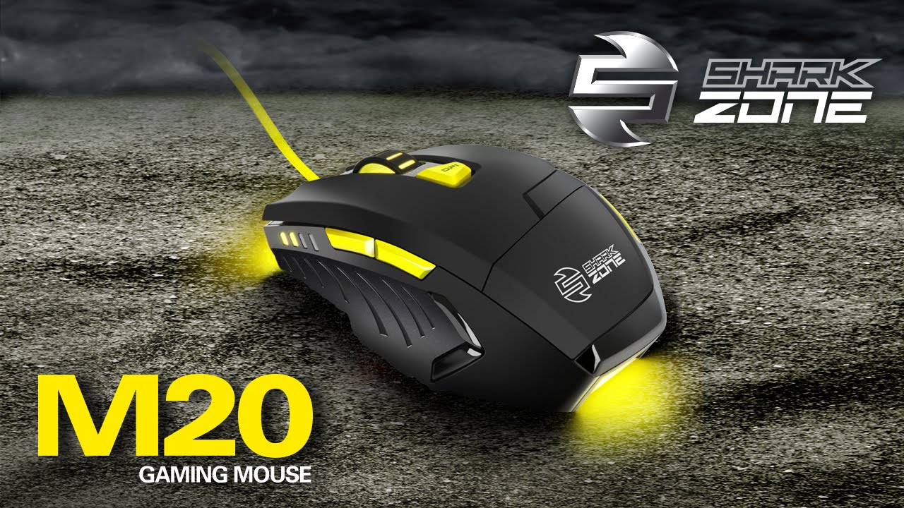 Sharkoon SHARK ZONE M20 Gaming Mouse & P40 Gaming Mouse Mat [en] - YouTube