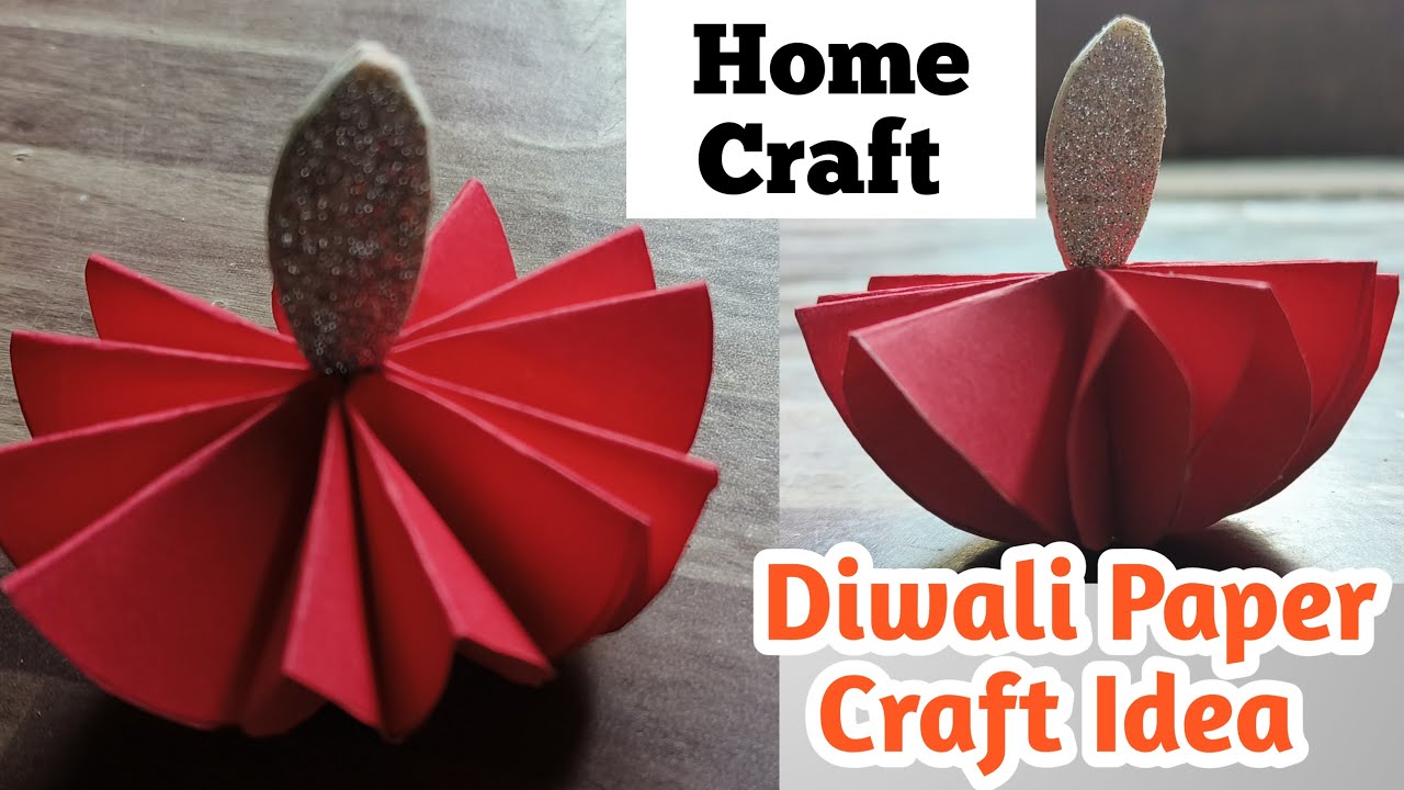 Home Craft | Diwali Paper craft ideas | Easy Paper craft | Craft Paper ...