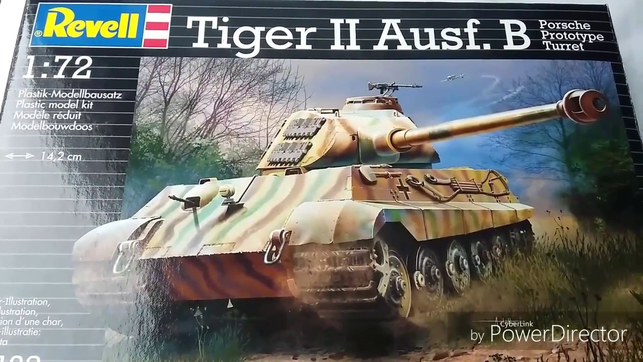Revell Tiger 2 King Tiger 1/72 Scale Kit Review - YouTube