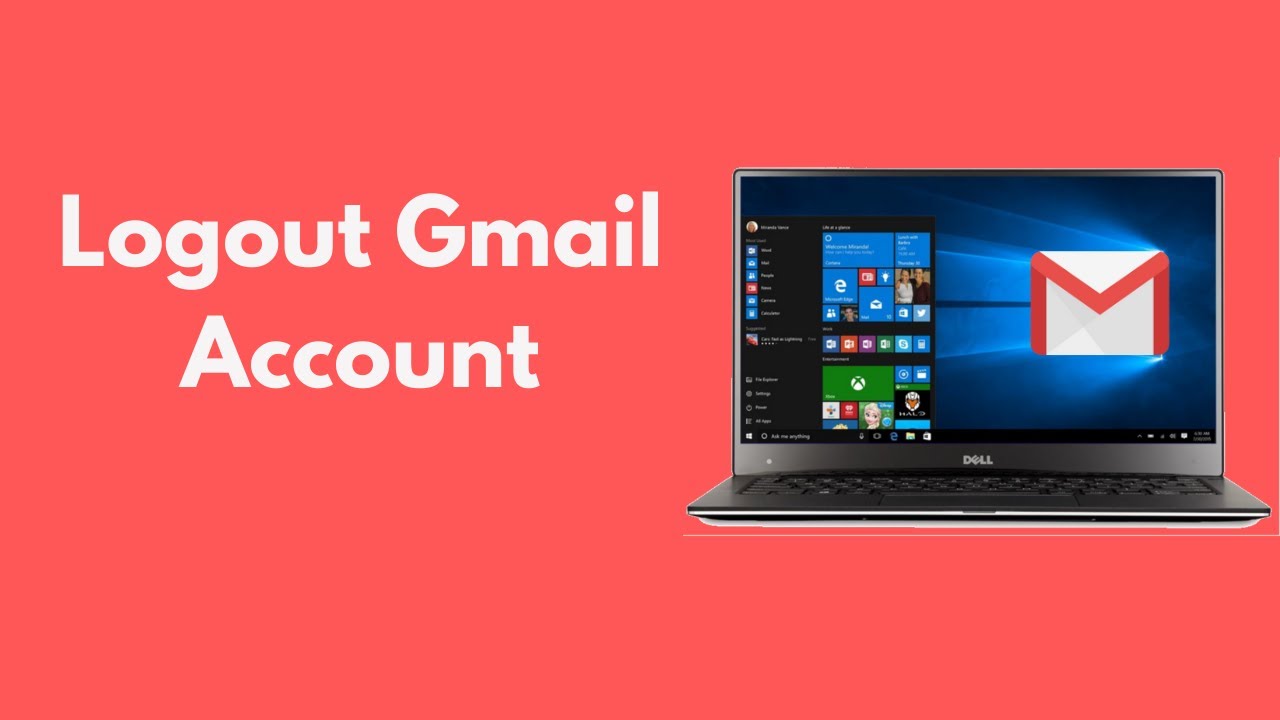 How to Logout Gmail Account in Laptop - YouTube