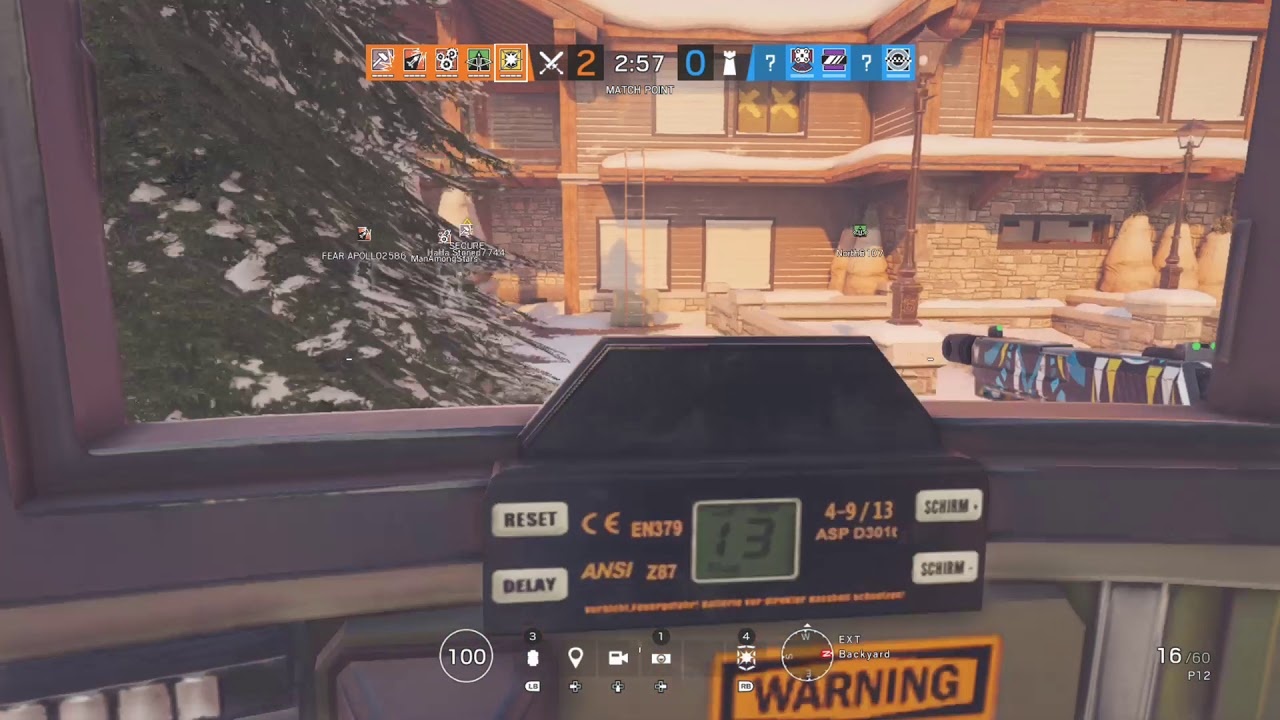 R6 blitz wall bang - YouTube