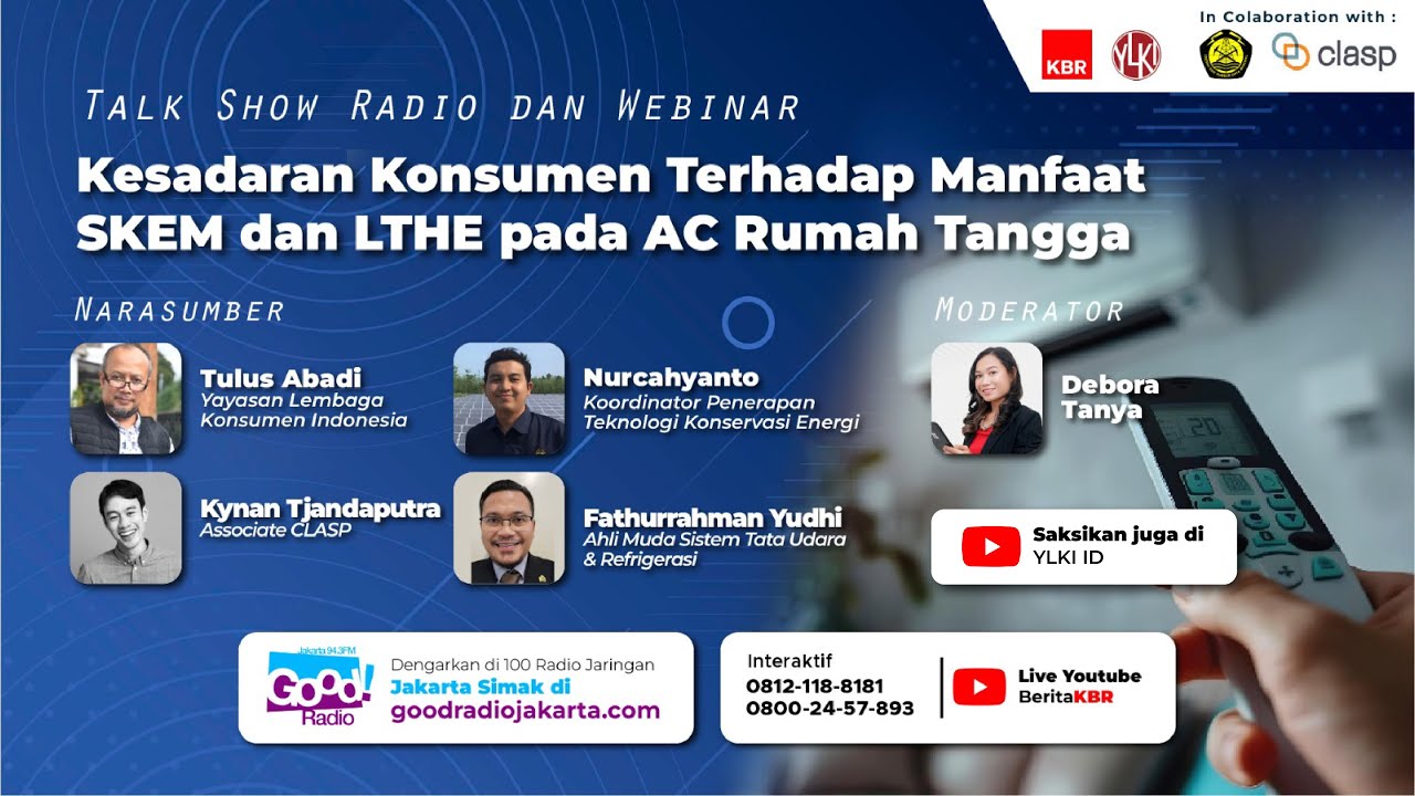 Talkshow Radio & Webinar "Kesadaran Konsumen Terhadap Manfaat SKEM ...