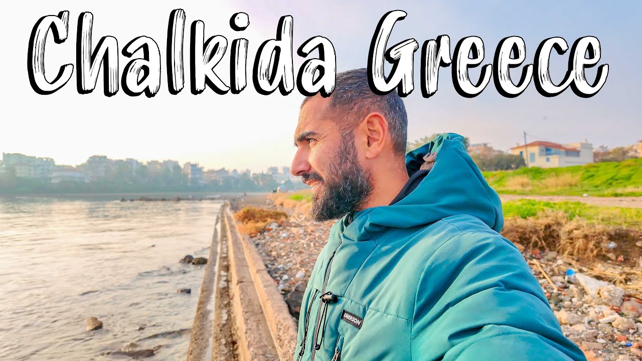 Chalkida Greece, an early morning walking tour 4k, Chalcis Greece - YouTube