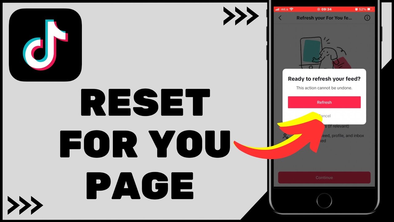How to Reset For You Page on TikTok - YouTube