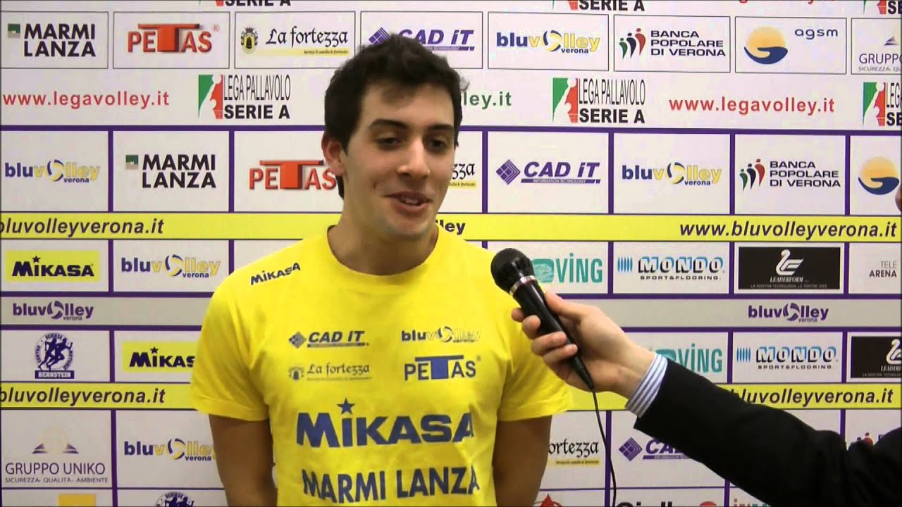 www.bluvolleyverona.it - Intervista a Federico Centomo - YouTube