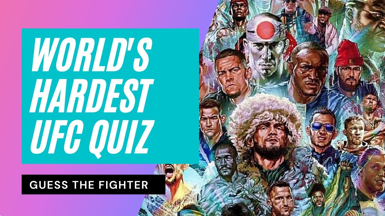 GUESS THE FIGHTER: WORLD'S HARDEST UFC QUIZ *IMPOSSIBLE* - YouTube