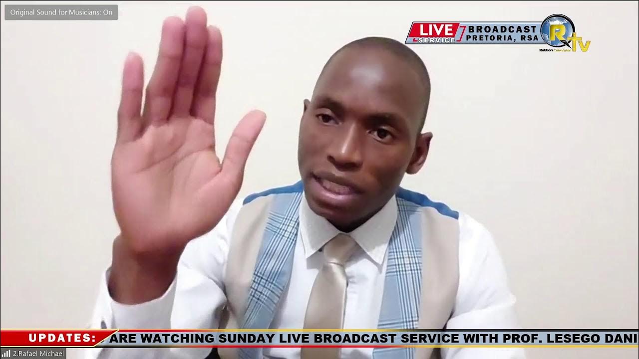 19 NOVEMBER 2023 SUNDAY LIVE BROADCAST SERVICE WITH PROF. LESEGO DANIEL AND SONS PART 2 - YouTube