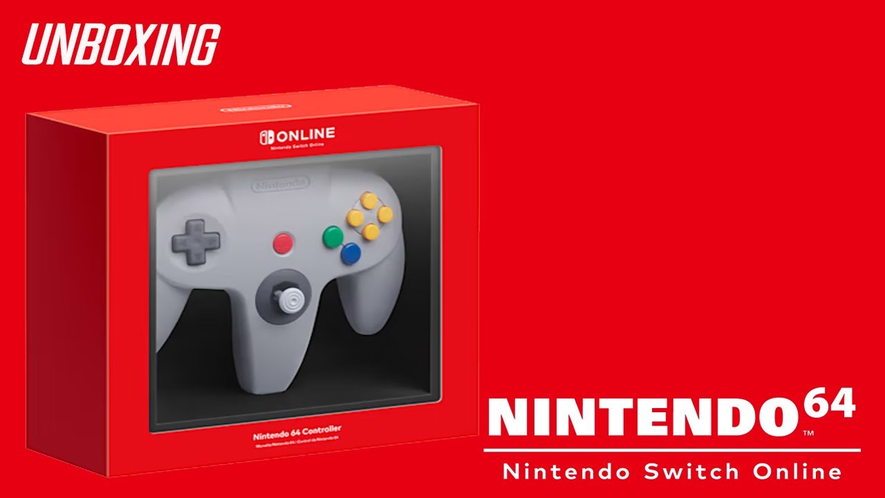 Unboxing Nintendo 64 controller Switch - YouTube