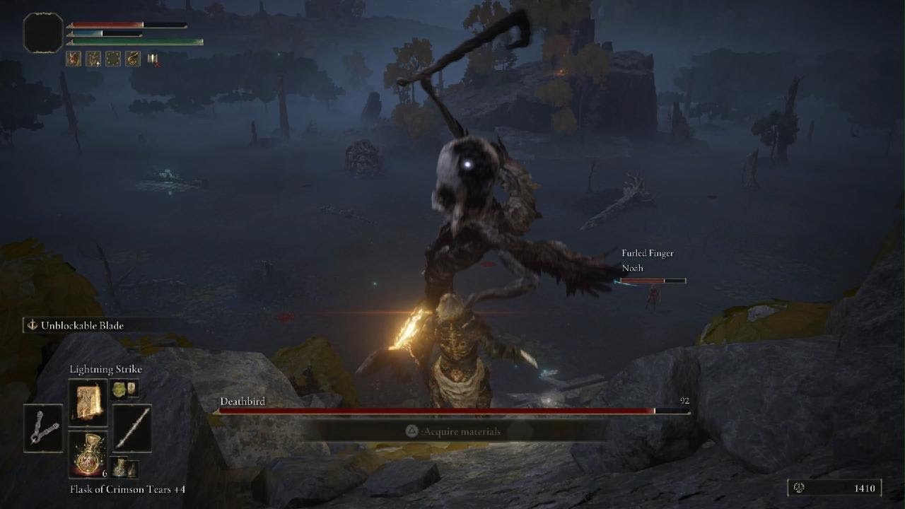 ELDEN RING Liurnia Deathbird Fatality - YouTube
