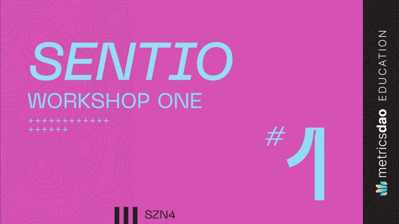 Sentio Workshop #1 - YouTube