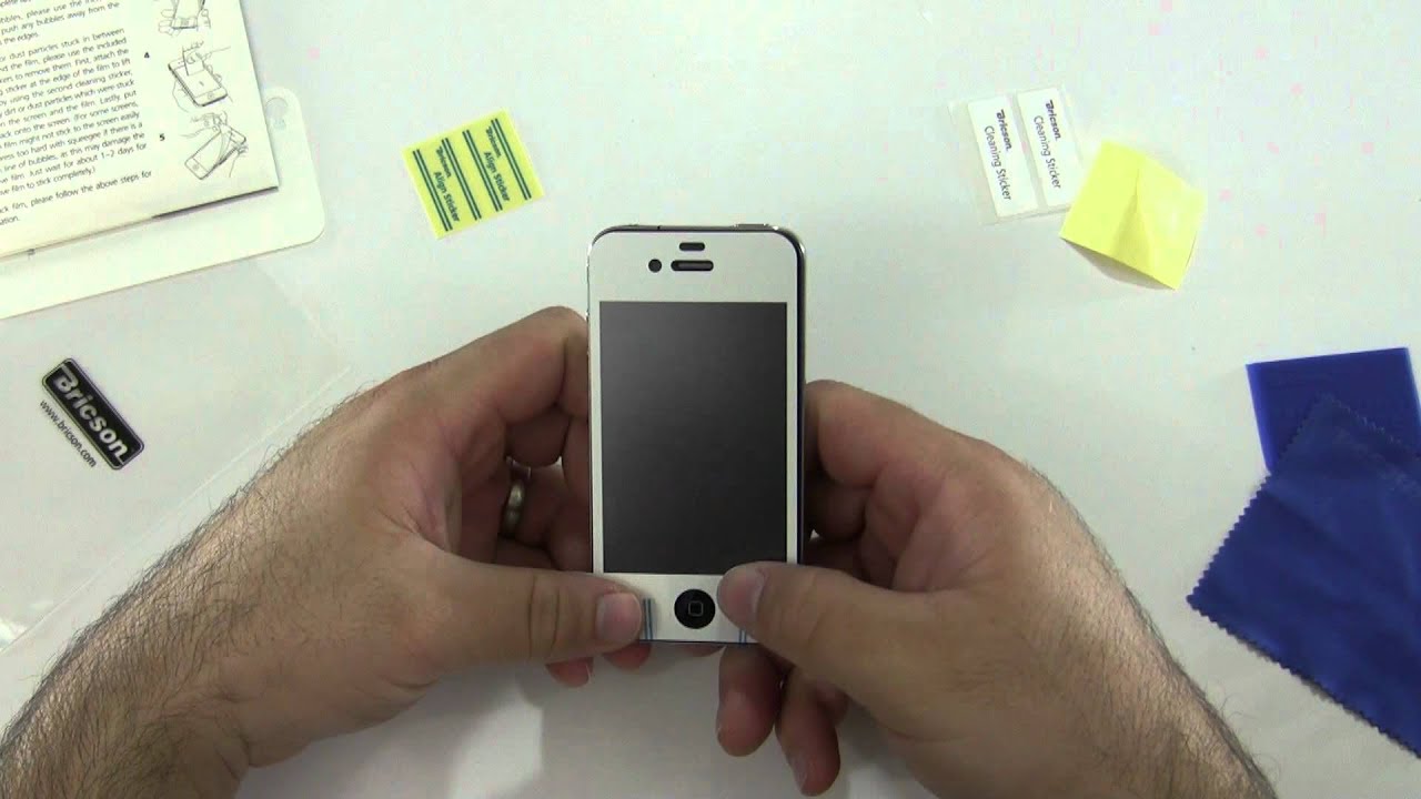 iPhone 4 Color Shield Install and Review - YouTube