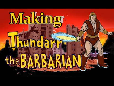 Making thundarr the barbarian custom figure - YouTube