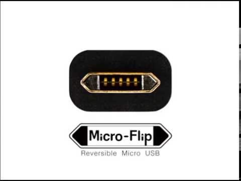 Micro Flip Reversible Micro USB for Android Users - YouTube