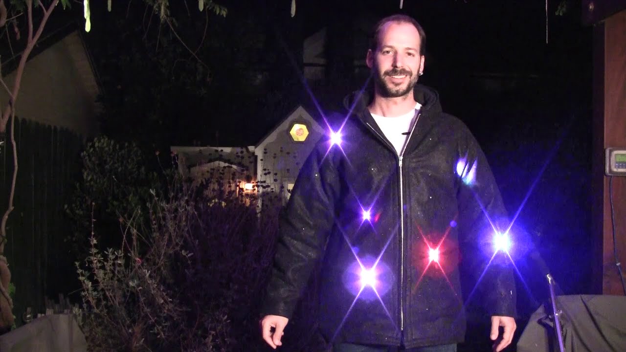 Burning Man 2014 LED Jacket - YouTube