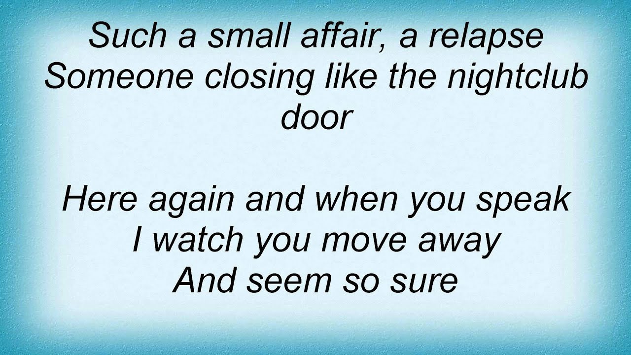 Depeche Mode - Any Second Now Lyrics - YouTube