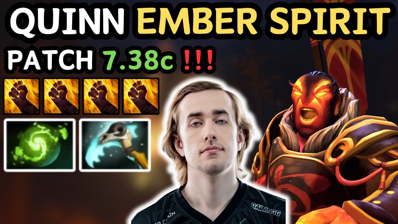 🔥 GG.Quinn EMBER SPIRIT Midlane Gameplay vs 1win 🔥 47K DMG DEALT ...
