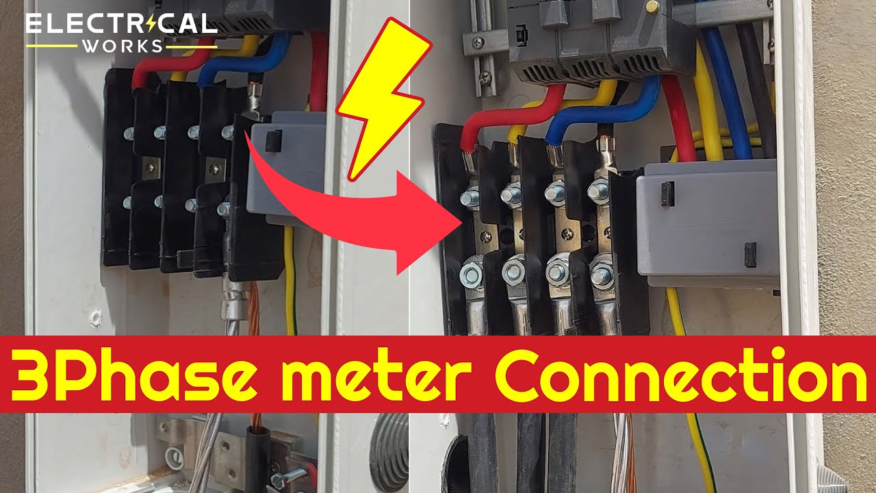 Electrical works || Circuit breaker connection - YouTube