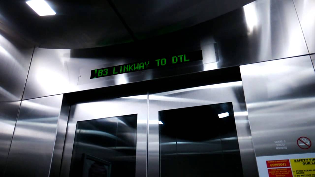 Bugis MRT Station (Downtown Line) - Otis MRL Elevator (Part 2) - YouTube
