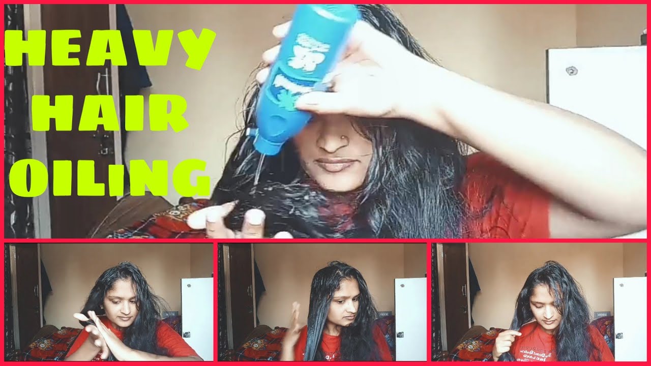 Heavy hair oiling!! ಹೇವಿ hair oiling!! requested video#my crazy corner ...