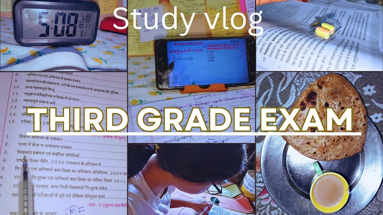 new REET/third grade exam preparation study vlog - YouTube