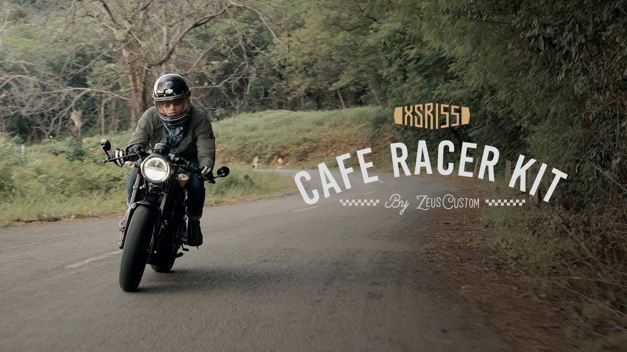 Inspire Custom Yamaha XSR155 Cafe Racer kit by Zeus Custom - YouTube