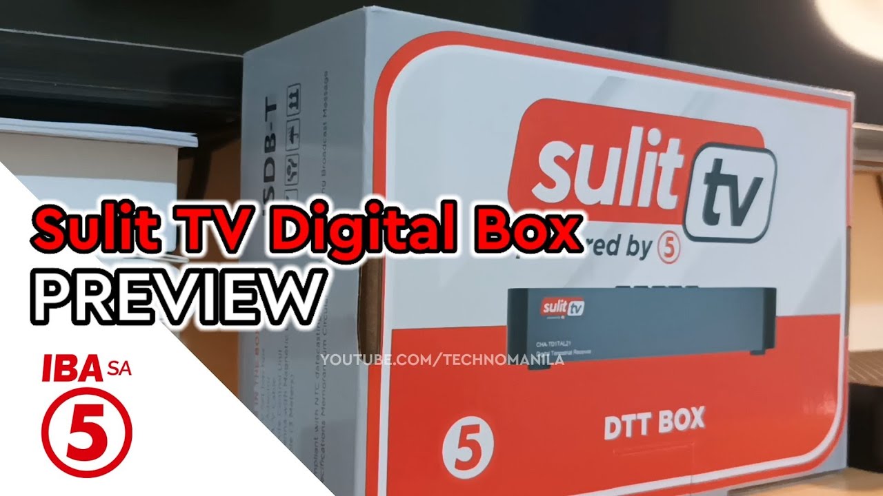 Sulit TV Digibox TV5 (Preview) ISDB-T Digital TV Receiver to Compete ...