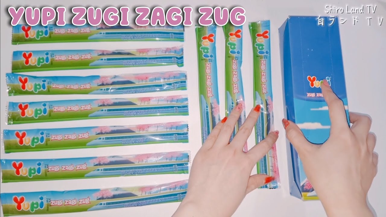 ASMR GUMMY JELLY PARTY! YUPI ZUGI ZAGI ZUG SATISFYING SOUNDS UNBOXING ...