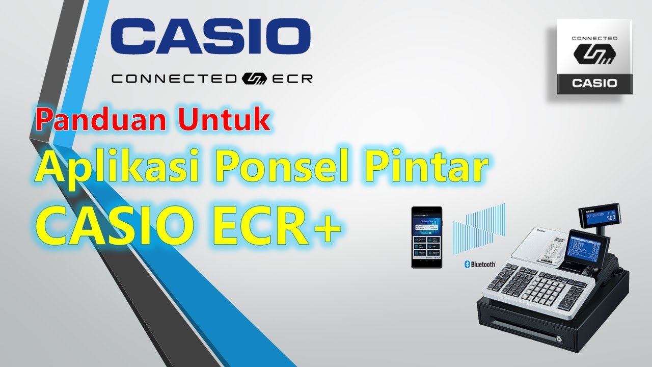 10. Lihat Jurnal Elektronik pada ponsel pintar -CASIO ECR + Mesin Kasir SR-S500 / SR-C550 - YouTube