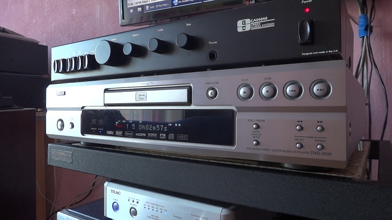 Denon 2930 + Creek 4040 - YouTube