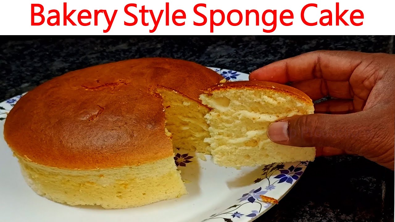 Bakery Style Sponge Cake without Baking powder - YouTube