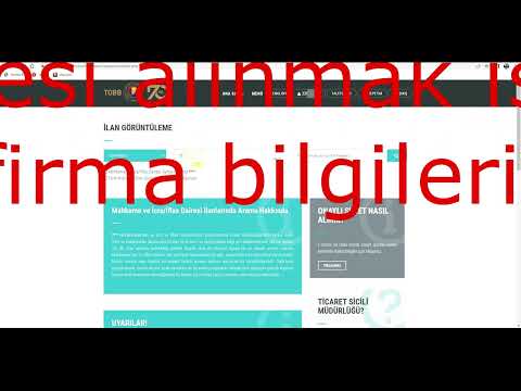 TİCARET SİCİL GAZETESİ NASIL ALINIR (KREDİ KARTI İLE SİCİL GAZETESİNİN İNTERNETTEN SATIN ALINMASI)