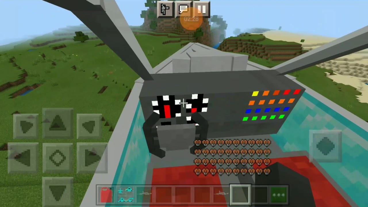 MOD DE AVIÃO PARA MINECRAFT PE - YouTube