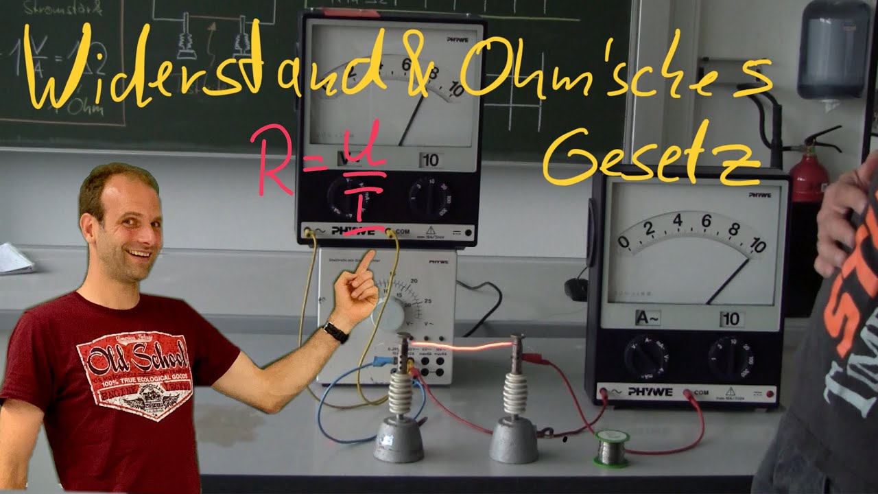 elektrischer Widerstand & Ohm´sches Gesetz - YouTube