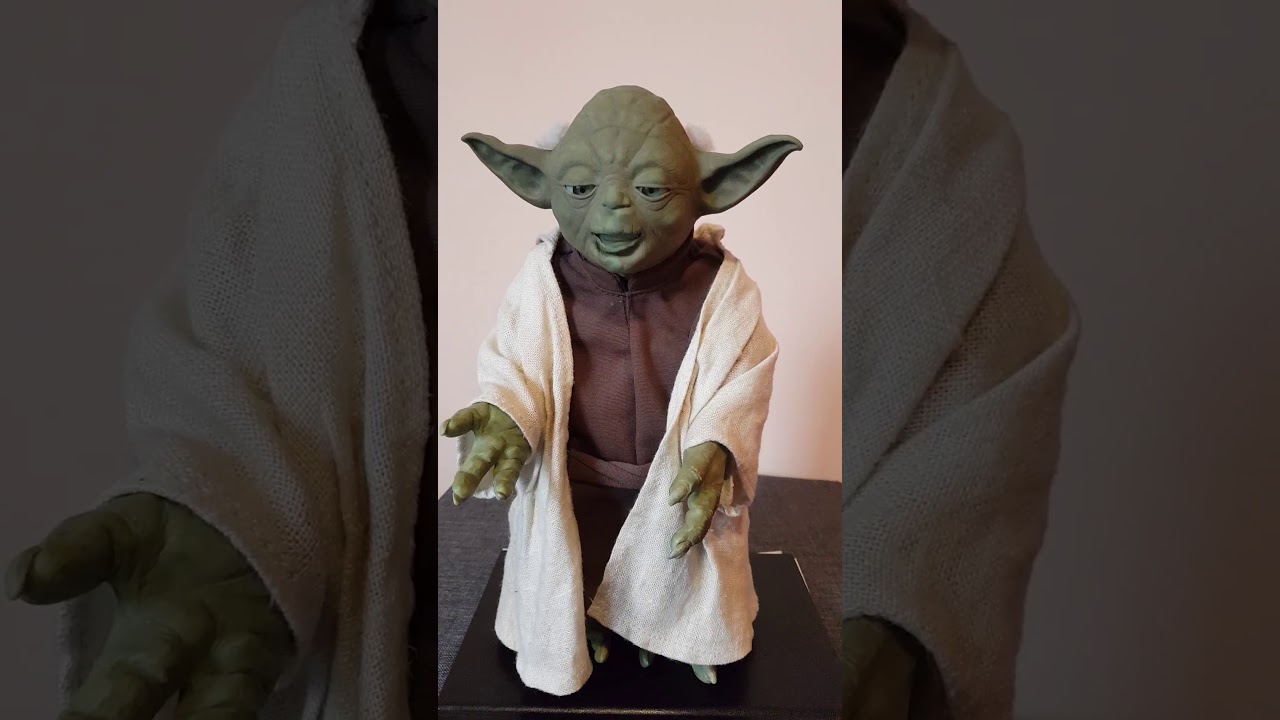 Star Wars Interactive Yoda telling the story of Episode I-II-III - YouTube