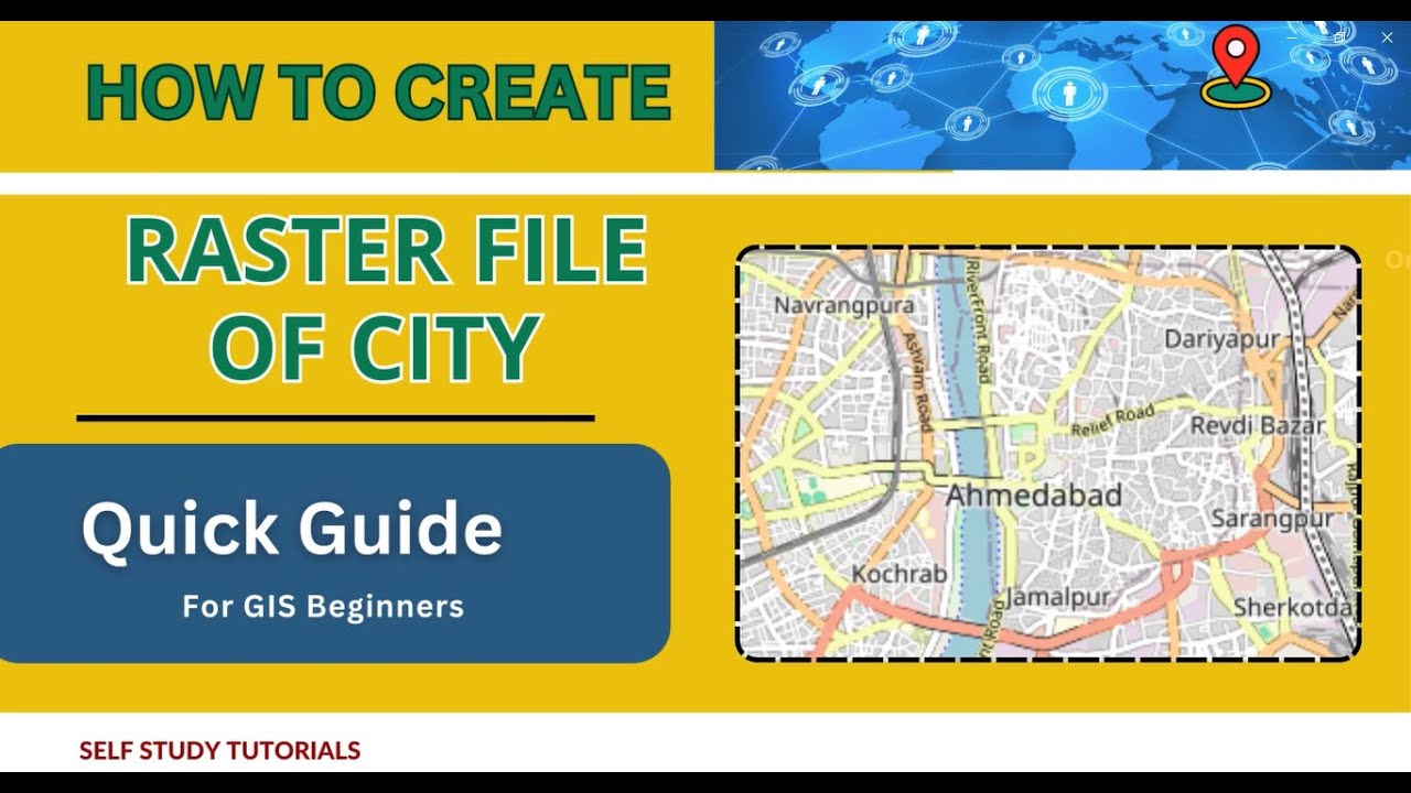 How to create a Raster File for QGIS Project - YouTube