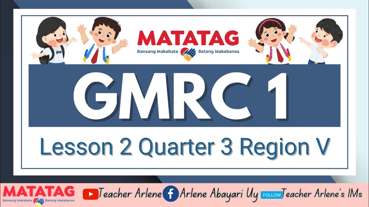 GMRC 1 Lesson 2 Quarter 3 Region V - YouTube