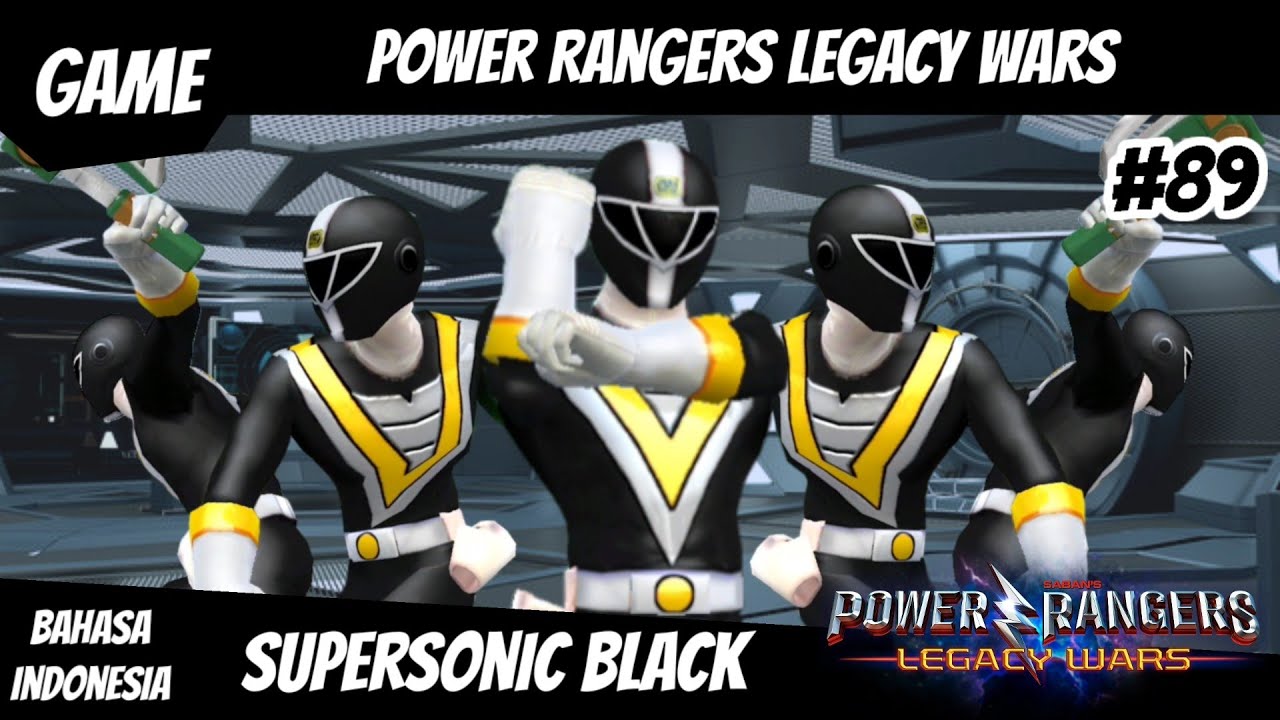 REVIEW SKIN SUPERSONIC BLACK RANGER SUPERSONIC RANGERS POWER RANGERS ...