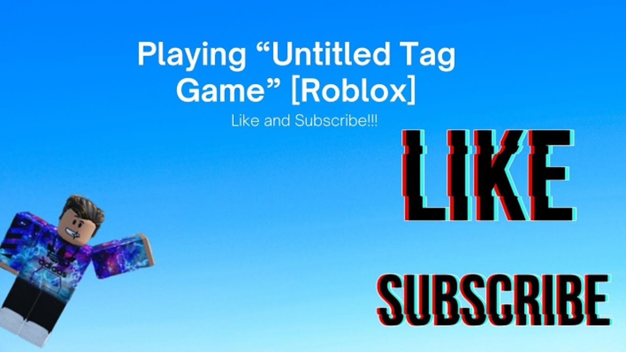 Playing Untitled Tag Game in Roblox - YouTube