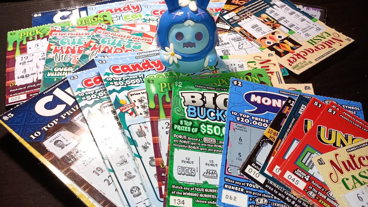 Pennsylvania State Lottery Scratch And Win Tickets - YouTube