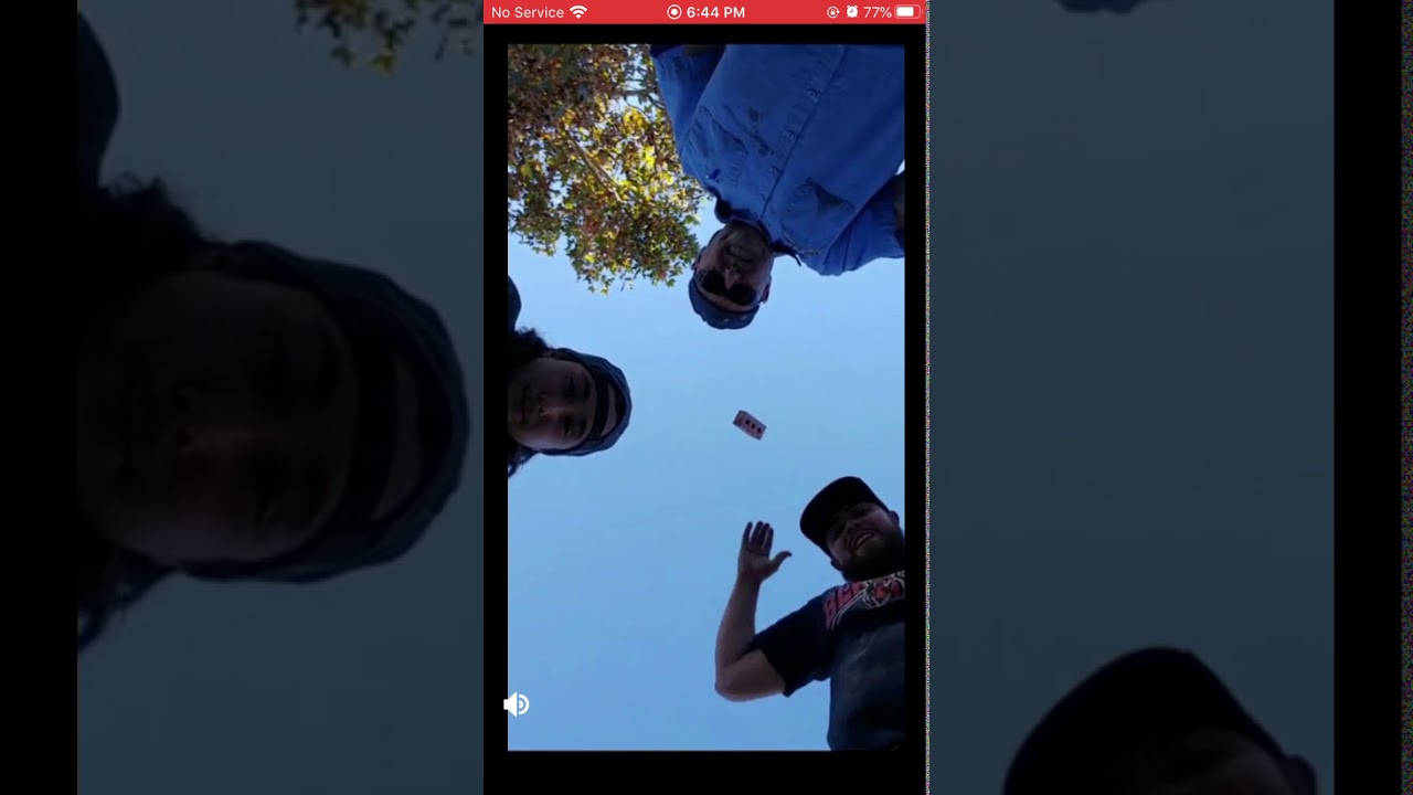 Throwing brick into air challenge; Brick Russian Roulette - YouTube